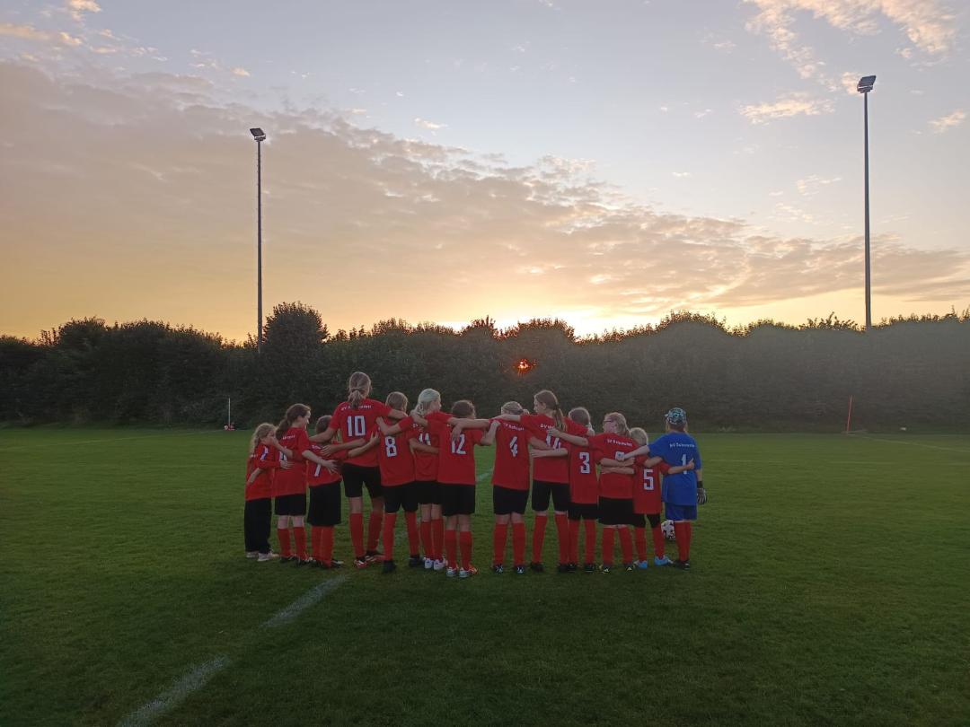 Abschluss der Vorrunde 2024 / 2025 der Fußballmädchen des SV Schonstett